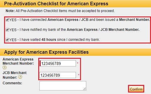 How to provide eWAY with your AMEX merchant ID