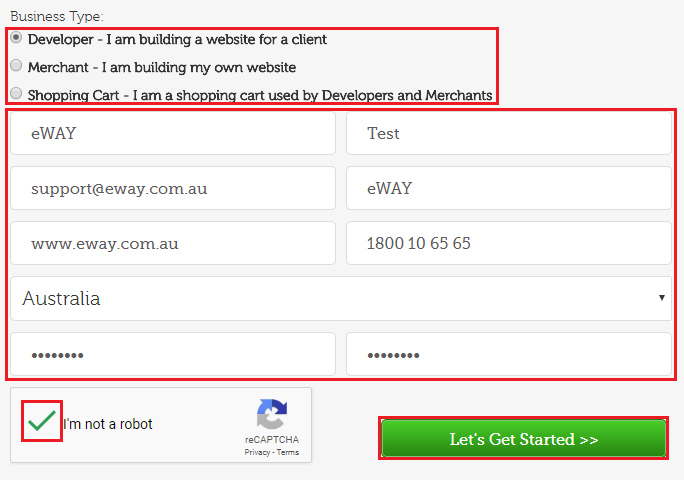 How do I sign up to the eWAY Partner Portal?