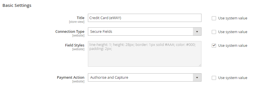 How do I configure the eWAY Magento 2 extension?