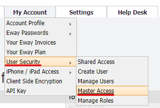 How Do I Set Up Master User Access For My Users?