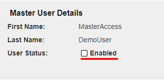 How Do I Set Up Master User Access For My Users?