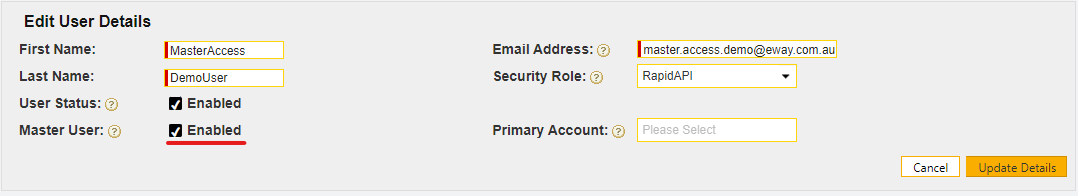 How Do I Set Up Master User Access For My Users?